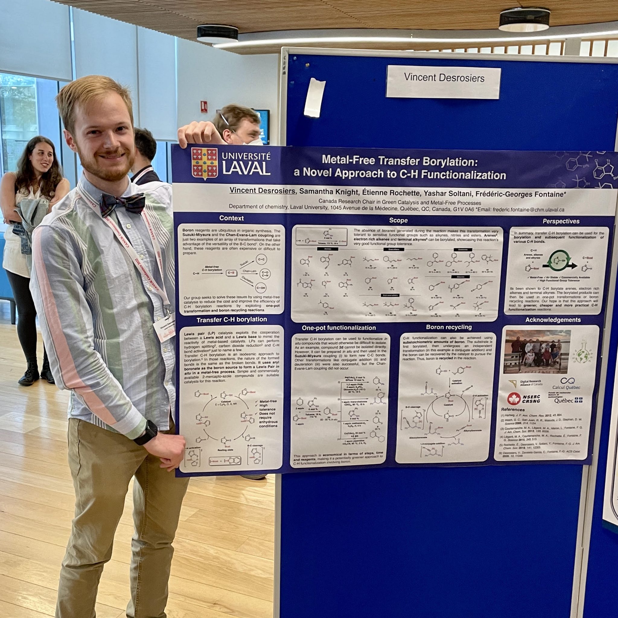 Un étudiant du CCVC reçoit le prix de la meilleure présentation par ...